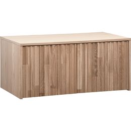 Stauraumschrank Woood "New Gravure Bunkbench" Schränke Gr. B/H/T: 88 cm x 40 cm x 50 cm, beige (natur)