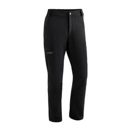 Funktionshose Maier Sports "Norit winter M" Gr. 30, Kurzgrößen, schwarz Herren Hosen Winter Trekkinghose, atmungsaktive Outdoorhose, Regular Fit