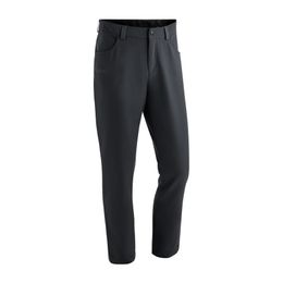 Funktionshose Maier Sports "Charles" Gr. 46, Normalgrößen, schwarz, Herren, 91% Polyester (Recycelt), 9% Elasthan, Hosen, Herren Outdoorhose, elastische Hose mit Fleece Innenseite, Regular fit