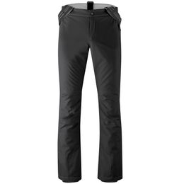 Skihose Maier Sports "Joscha Slim" Gr. 25, Kurzgrößen, schwarz Herren Hosen Schneehose mit Hosenträgern, windwasserdicht, Slim Fit