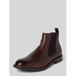 Bugatti Chelsea Boots aus Leder mit Zugschlaufe Modell 'Bonifacio'