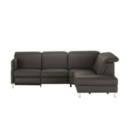 meinSofa Leder-Ecksofa Leon ¦ braun ¦ Maße (cm): B: 259 H: 83 T: 236