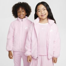 Nike Kunstpelzjacke (jüngere Kinder) - Pink