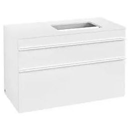 Villeroy & Boch Villeroy und Boch Venticello Waschtisch-Unterschrank A94302DH 95,7 x 60,6 x 50,2 cm, Waschtisch rechts, Griff White, Glossy White