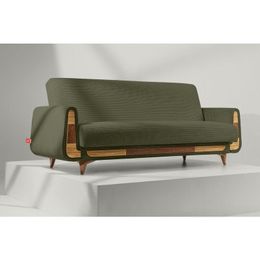 Gustavo ii Sofa 3 Personen, Olive - Konsimo