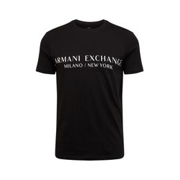 Armani Exchange T-Shirt '8NZT72' Herren Gr&ouml;&szlig;e XXL schwarz / wei&szlig;