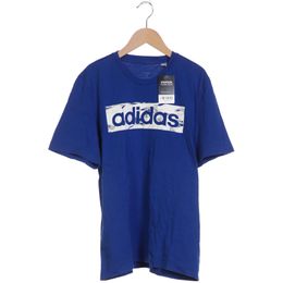 Adidas Herren T-Shirt, blau, Gr. 48