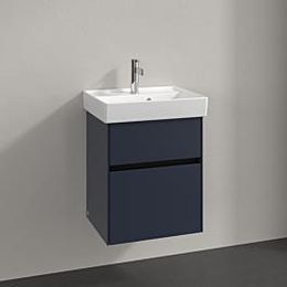 Villeroy & Boch Villeroy und Boch Collaro Waschtischunterschrank C00600VQ 46x54,6x37,4cm, Waschbecken mittig, marine blue