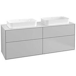 Villeroy & Boch Villeroy und Boch Finion Waschtischunterschrank G31100GJ 160x60,3cm, Emotion, Abdeckplatte white matt, Light grey matt