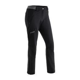 Funktionshose Maier Sports "Norit winter W" Gr. 22, Kurzgrößen, schwarz Damen Hosen Winter Trekkinghose, atmungsaktive Outdoorhose, Regular Fit