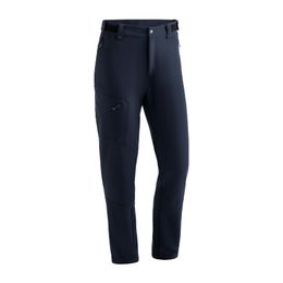 Funktionshose Maier Sports "Foidit M" Gr. 29, Kurzgrößen, blau (dunkelblau) Herren Hosen Outdoorhose, warme Winter Wanderhose, Regular Fit