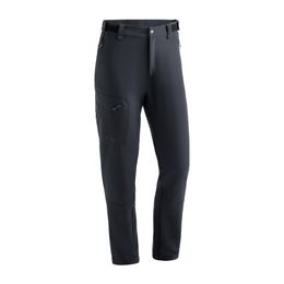 Funktionshose Maier Sports "Foidit M" Gr. 48, Normalgrößen, schwarz Herren Hosen Outdoorhose, warme Winter Wanderhose, Regular Fit