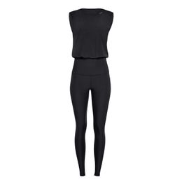 Jumpsuit WINSHAPE "JS102LSC" Gr. S, Normalgrößen, schwarz Damen Overalls Functional Comfort