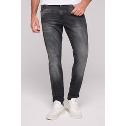 Regular-fit-Jeans CAMP DAVID Gr. 29, Länge 30, schwarz Herren Jeans mit Destroy-Effekten