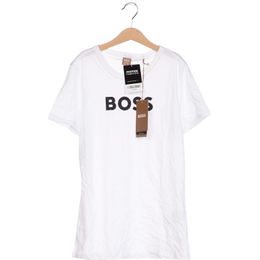 BOSS by Hugo BOSS Damen T-Shirt, weiß, Gr. 36