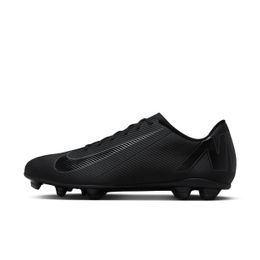 Nike Mercurial Vapor 16 Club MG Low-Top-Fußballschuh - Schwarz