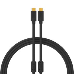 DJ TECHTOOLS Chroma Cables USB C to C black, 0,25 m