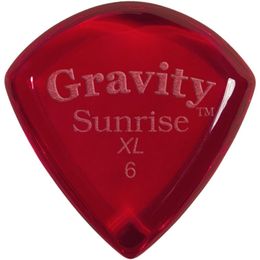 Gravity Guitar Picks GSUX6P Sunrise XL 6,0 mm