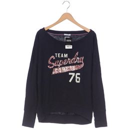 Superdry Damen Sweatshirt, marineblau, Gr. 38