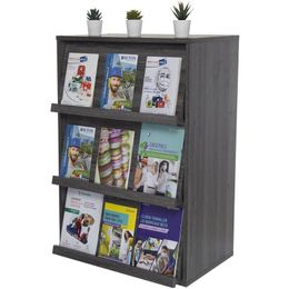 IRIS OHYAMA, Möbel, Bücherregal, Aufbewahrungsregal, 3 Klapptüren, Design, Modern, Mehrzweck, Büro, Schlafzimmer, Wohnzimmer - Flap Rack CHR-3