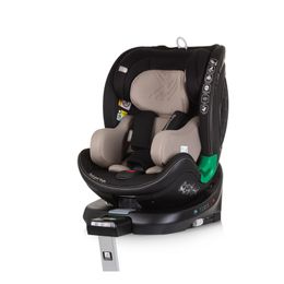 Chipolino i-Size Kindersitz Maximus (40 - 150 cm) Isofix Stützbein 360° drehbar beige