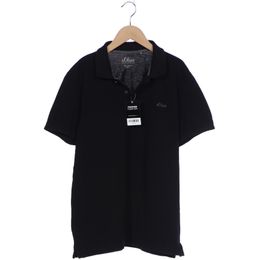 s.Oliver Herren Poloshirt, schwarz, Gr. 52