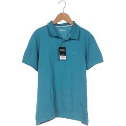 s.Oliver Herren Poloshirt, türkis, Gr. 48