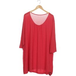 Ulla Popken Damen Langarmshirt, rot, Gr. 56