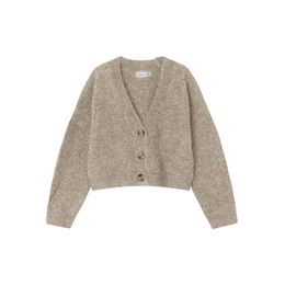 name it Strickjacke M&auml;dchen Gr&ouml;&szlig;e 116 dunkelbeige