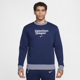 Nike Tottenham Hotspur Club Fußball-Sweatshirt mit Rundhalsausschnitt (Herren) - Blau