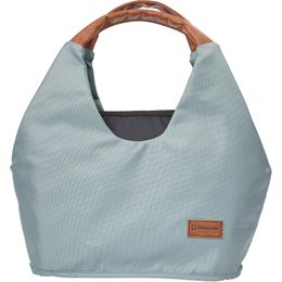 Wickeltasche Gesslein "N5, eisblau" Gr. B/H/T: 44 cm x 33 cm x 22 cm, blau (eisblau) Baby Taschen mit Wickelauflage und Flaschenhalter, Made in Germany