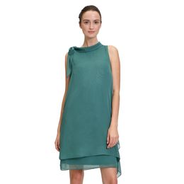 Cocktailkleid Vera Mont "Vera Mont ohne Arm" Gr. 38, Normalgrößen, grün (dark emerald) Damen Kleider Schluppe