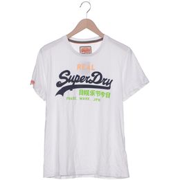 Superdry Herren T-Shirt, weiß, Gr. 54