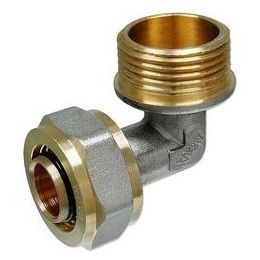 HEIMA-PRESS Schraubfitting-Übergangswinkel mit Außengewinde - 20 x 2,0 mm - 1/2'' für Alu-Mehrschicht-Verbundrohr