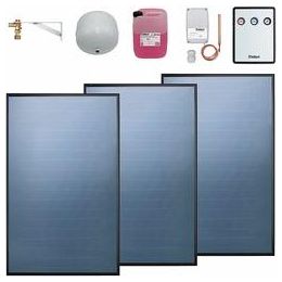 Vaillant Solarthermie-Paket 9.605/6 - 3 Kollektoren VFK 145 V zur solaren Nachrüstung - 7,53 m2 - 0010042387