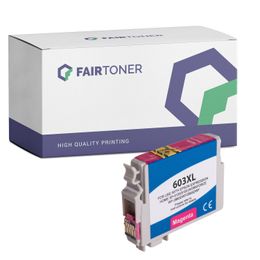 FairToner Kompatibel für Epson Expression Home XP-2150 (C13T03A34010 / 603XL) Druckerpatrone Magenta