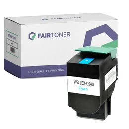 FairToner Kompatibel für Lexmark C540H2CG Toner Cyan