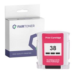 FairToner Kompatibel für HP C9412A / 38 Druckerpatrone Matt Schwarz