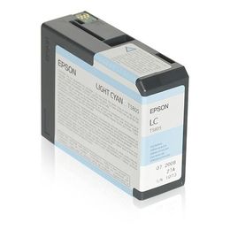 Original Epson C13T580500 / T5805 Druckerpatrone Light Cyan