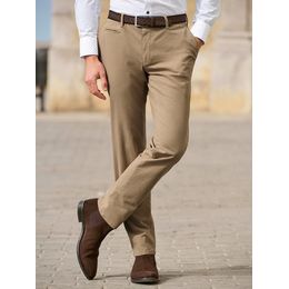 Flatfront-Chino Modell Fabio Brax Feel Good braun