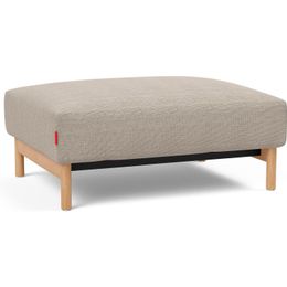 Polsterhocker INNOVATION LIVING ™ Hocker Gr. B/H/T: 100cm x 41cm x 75cm, beige (gravel) komfortabler Hocker, variabel einsetzbar