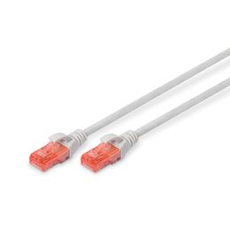 Digitus Patch-Kabel RJ-45 (M) zu RJ-45 (M) 0.5m CCA U/UTP Cat 6 grau (DK-1612-005)