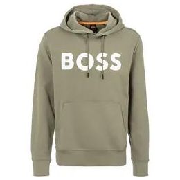 Kapuzensweatshirt BOSS ORANGE "Webasic_hood" Gr. XL, grün (open green349) Herren Sweatshirts mit Kängurutasche