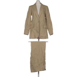 Massimo Dutti Damen Anzug, beige, Gr. 34