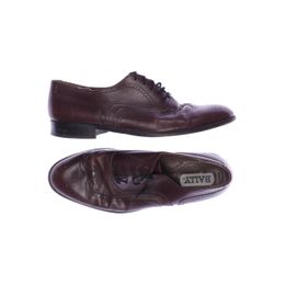 Bally Herren Halbschuh, bordeaux, Gr. 10.5