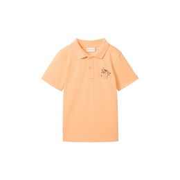 Tom Tailor Jungen Poloshirt mit Motivprint, orange, Motivprint, Gr. 92/98