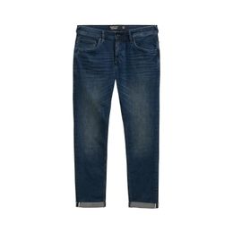 Tom Tailor Denim Herren Superflex Aedan Straight Jeans, blau, Uni, Gr. 32/36