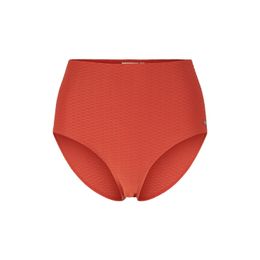 Tom Tailor Damen Hoch geschnittene Bikinihose, rot, Gr. 36