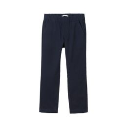 Tom Tailor Jungen Chino Hose mit Bio-Baumwolle, blau, Uni, Gr. 110