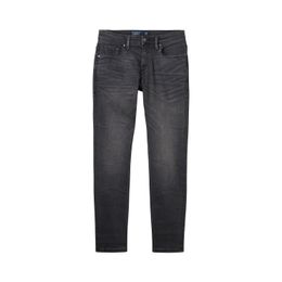 Tom Tailor Herren Josh Regular Slim Jeans, schwarz, Gr. 38/30